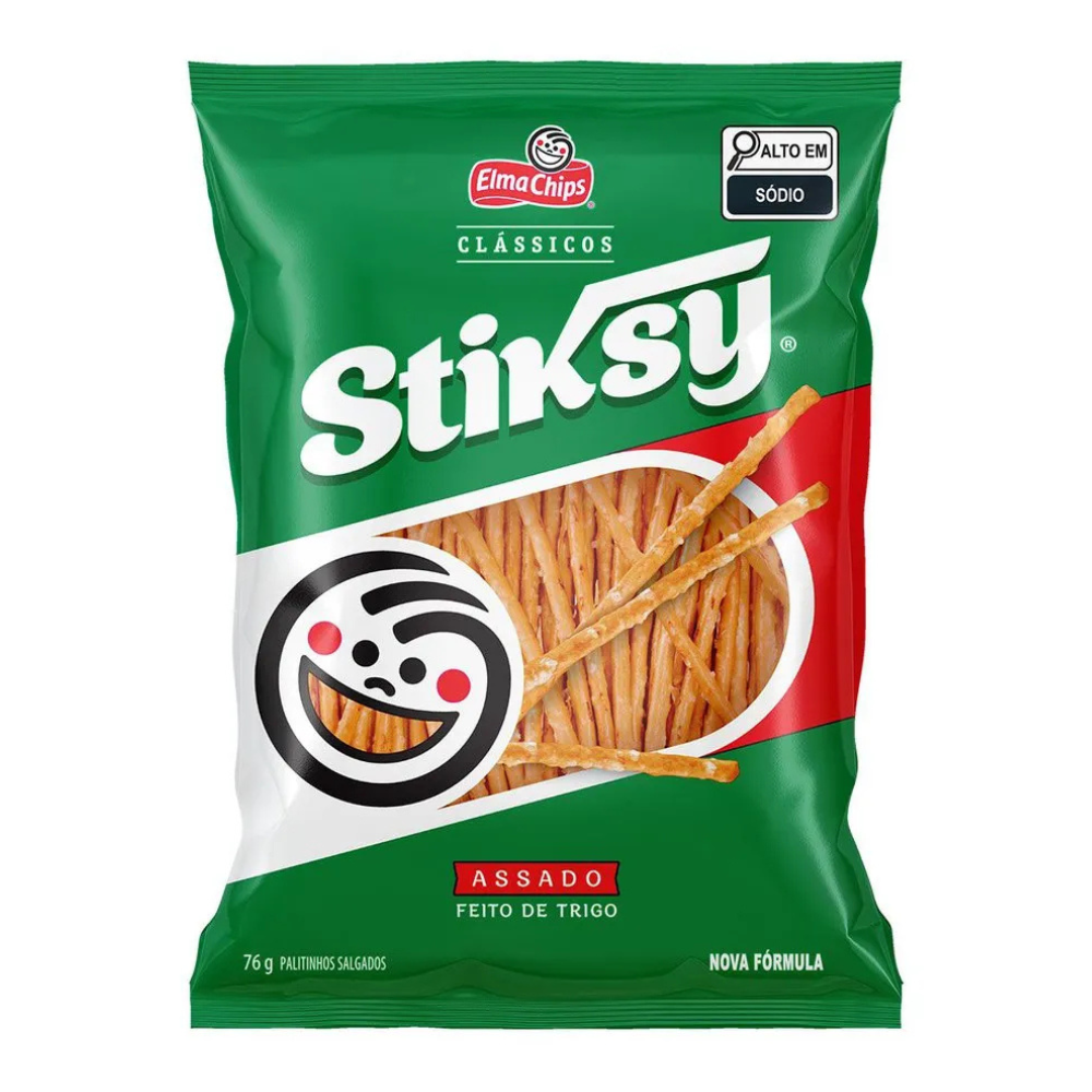 Salgadinho Stiksy Elma Chips 76G – meubrasilonline.com
