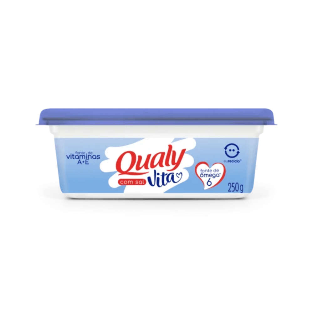 Margarina Qualy Vita com Sal 250g – meubrasilonline.com