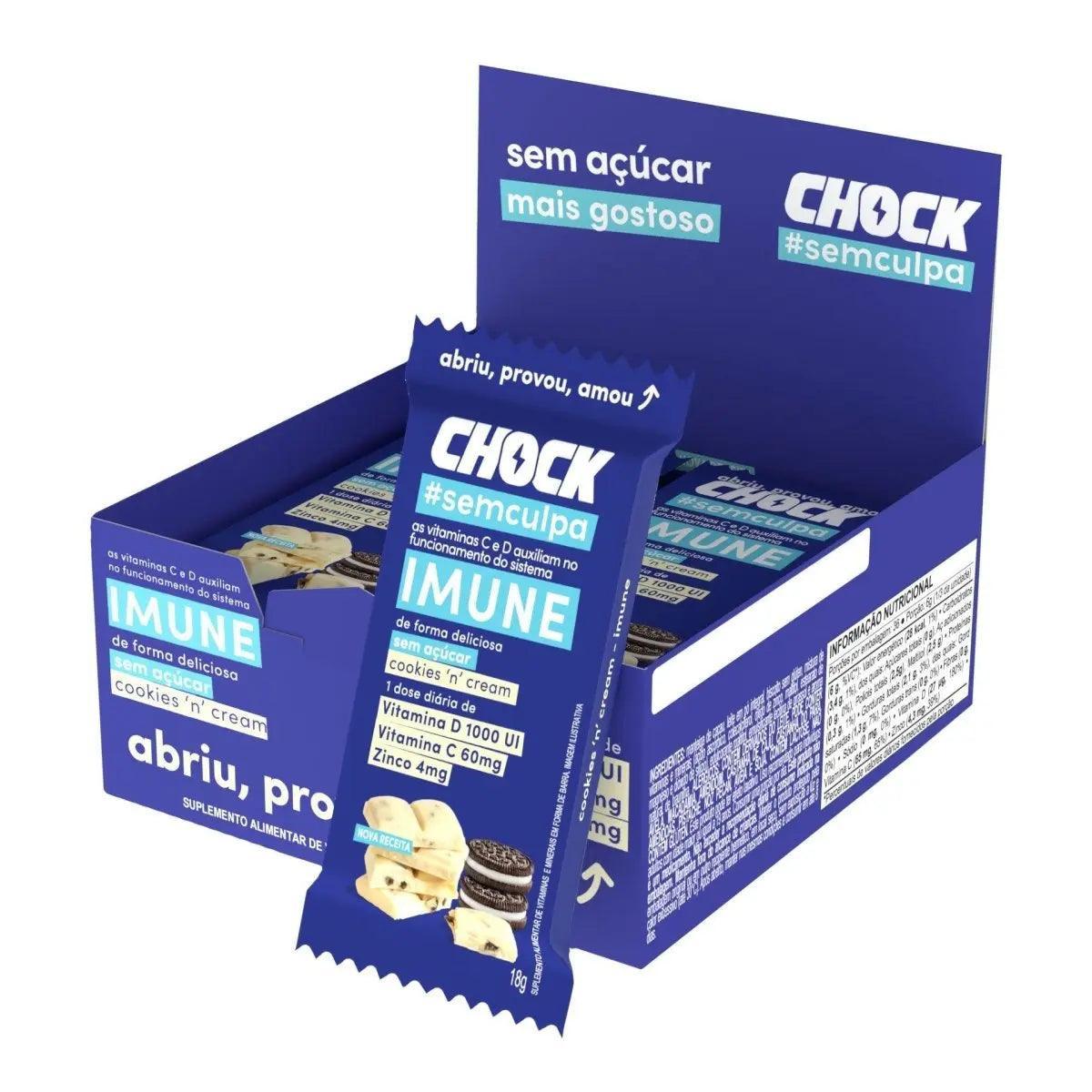 Chock Branco Cookies N Cream Imune (12un de 18g) – meubrasilonline.com