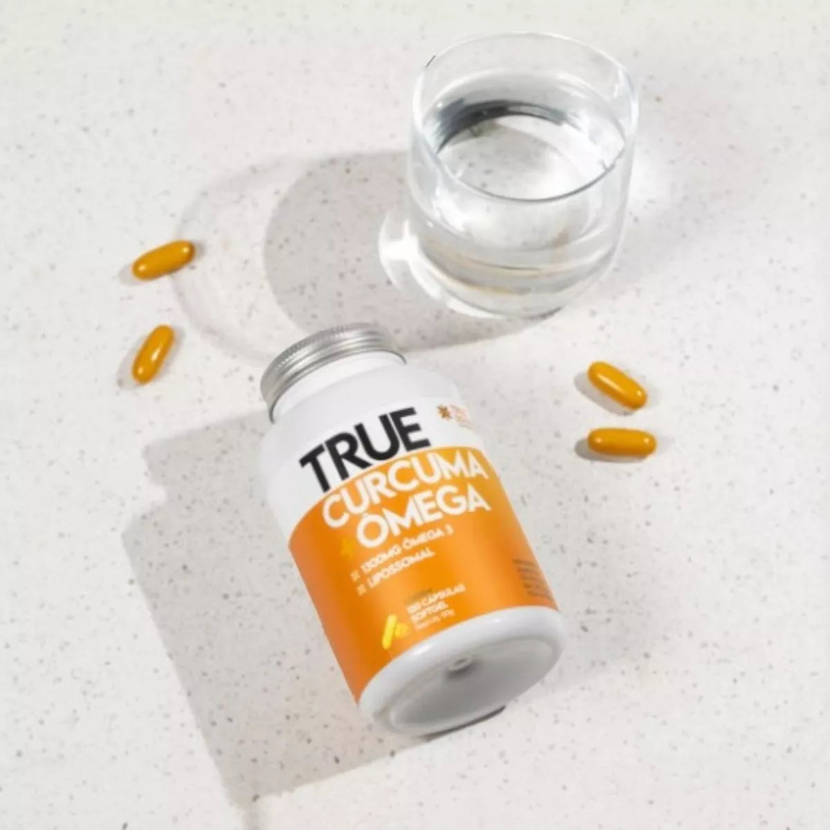 True Curcuma + Ômega True Source 120 Caps 90g
